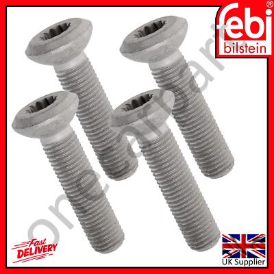 4 Wheel Bearing Bolts For Audi Seat Skoda VW VAG 000237A 4D0505445 ...