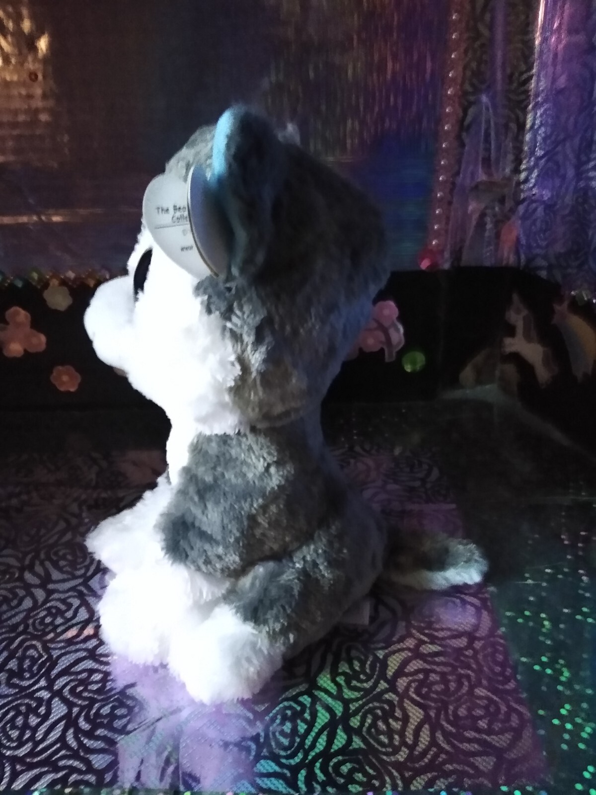 ️Ty Beanie Boos / "Slush" The {Husky} Dog Sparkly Blue Big Eyes '2016 6 ...