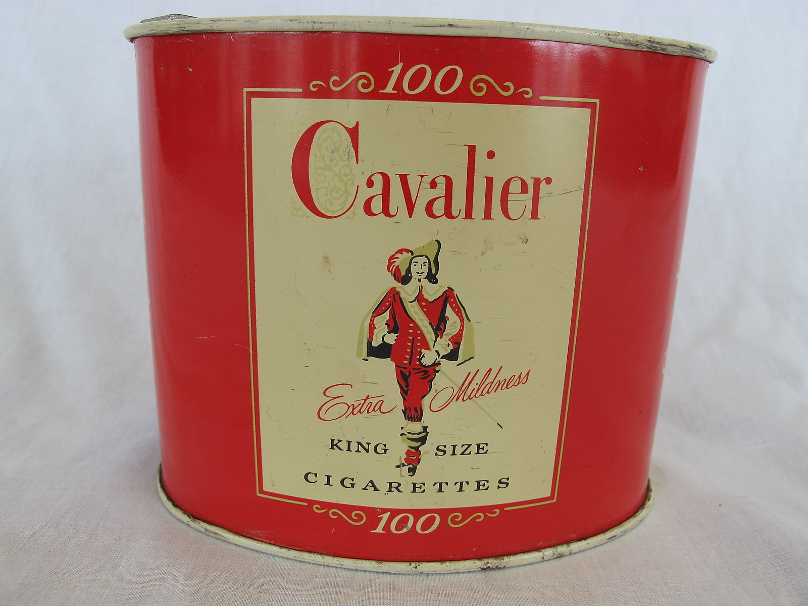 Cavalier King Size Cigarettes 100 Tin R J Reynolds Tobacco Co NY Tax ...