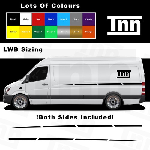 Side Stickers For Mercedes Sprinter Graphics LWB Stripes Camper Van ...