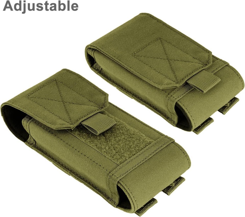 Tactical Molle Cell Phone Case with Belt Clip Loop Holster Pouch Carry ...