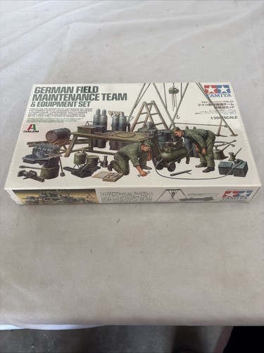 Tamiya 1/35 37023 WWII German Field Maintenance Team & Equipment Set ...