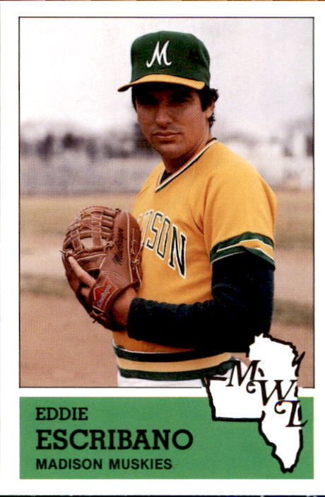 1983 Madison Muskies Fritsch #17 Eddie Escribano Miami Florida FL ...