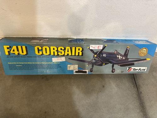 TOP FLITE F4U CORSAIR .60 RC MODEL AIRPLANE KIT | eBay