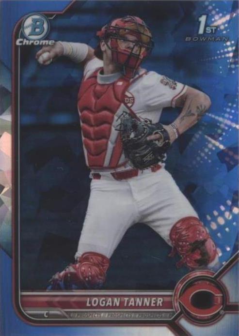 2022 Bowman Chrome Draft Sapphire Edition - Logan Tanner #BDC-55 (RC ...
