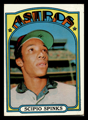 1972 Topps Scipio Spinks Houston Astros #202 Poor Low Grade Creases | eBay