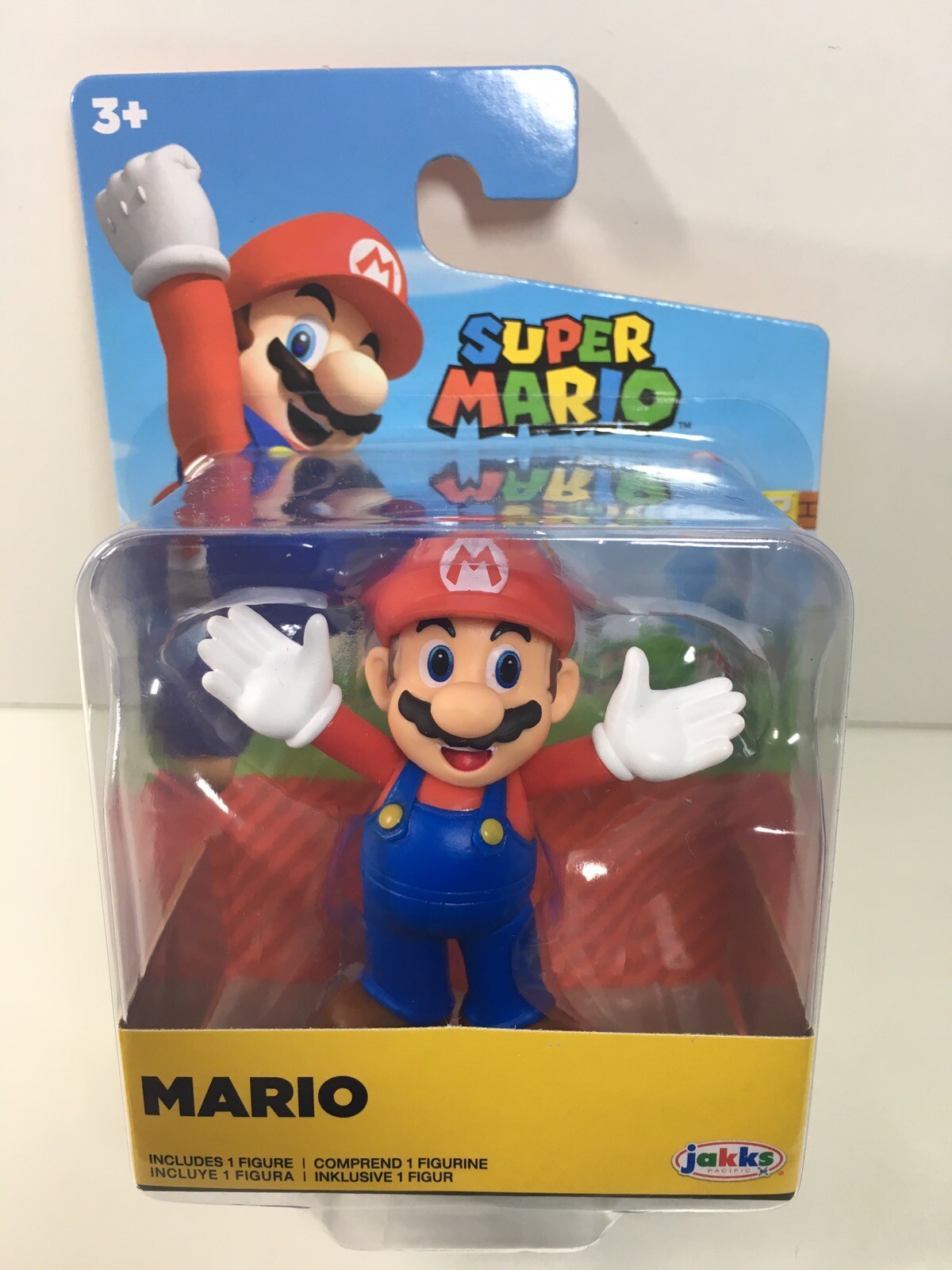 Mario Super Mario Open Arms 2 inch Nintendo New Toy 2021 3+ ~ Free ...