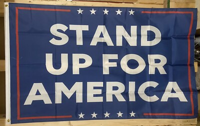 Stand Up For America Flag FREE USA SHIP Freedom Independence July 4th ...