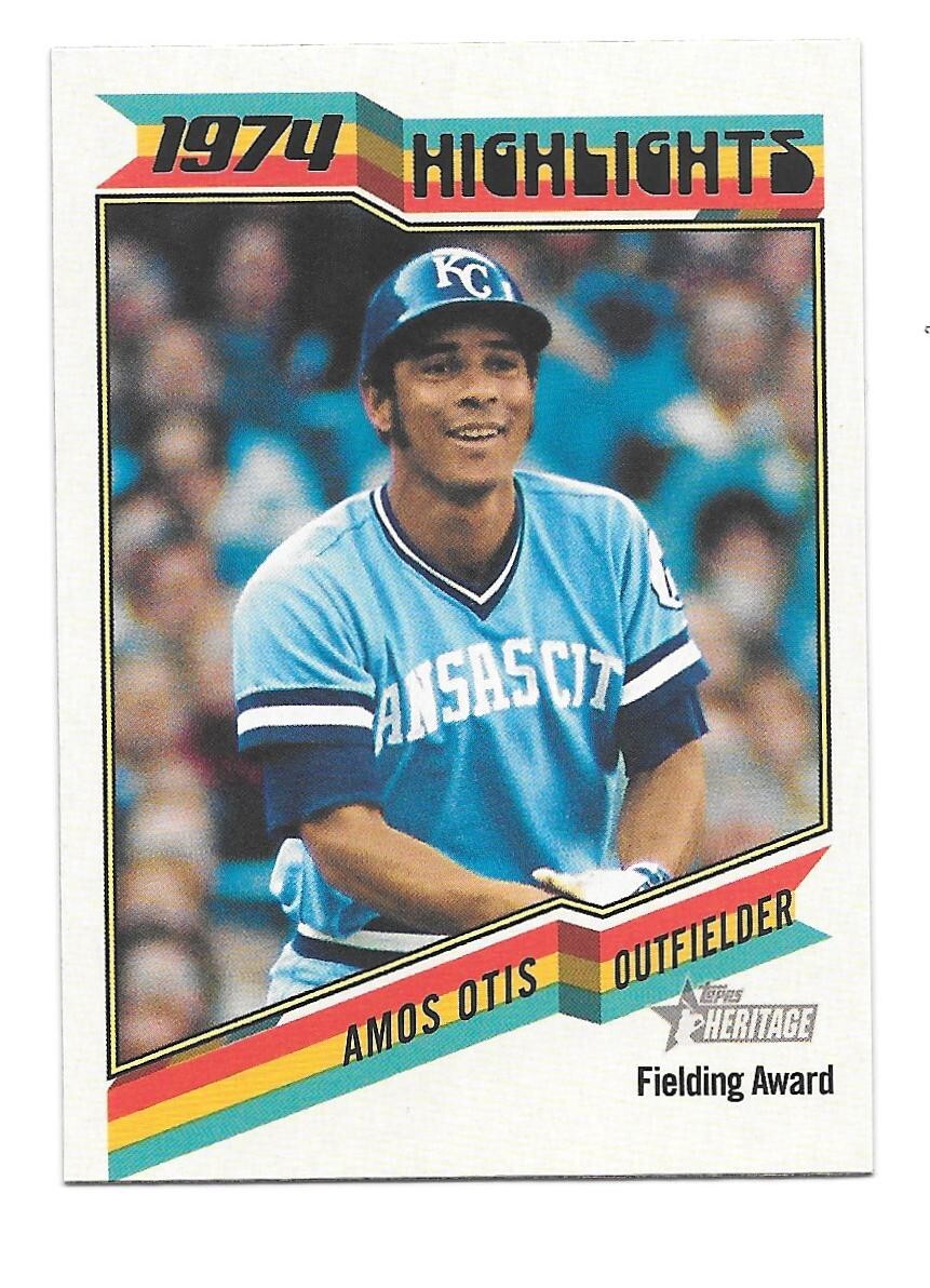 2023 Heritage High Number AMOS OTIS 1974 Highlights -KANSAS CITY ROYALS ...
