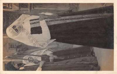 Nun with Torch Religious Real Photo Antique Postcard J73246 | eBay