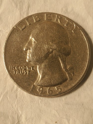 1965 Quarter 6 Errors No Mint Mark UNITE WORN | eBay