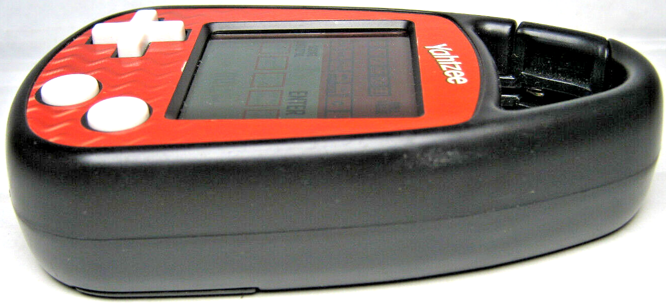 2011 YAHTZEE HANDHELD ELECTRONIC DICE GAME 1734 - CLIP ON CARABINER ...