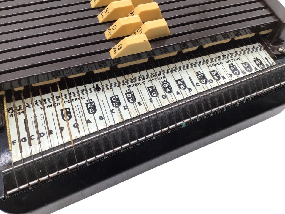 Vintage Chromaharp AutoHarp 36 String 15 Chord Instrument With Case ...