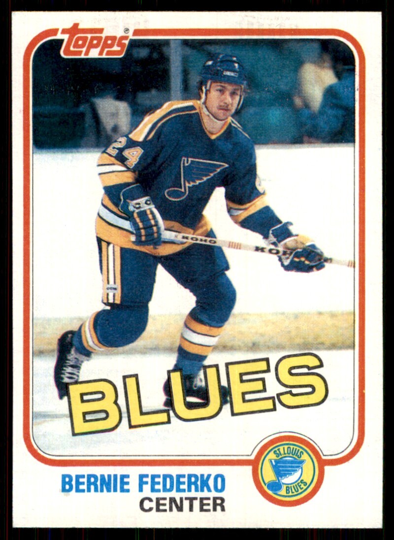 1981-82 Topps Bernie Federko St. Louis Blues #12 | eBay