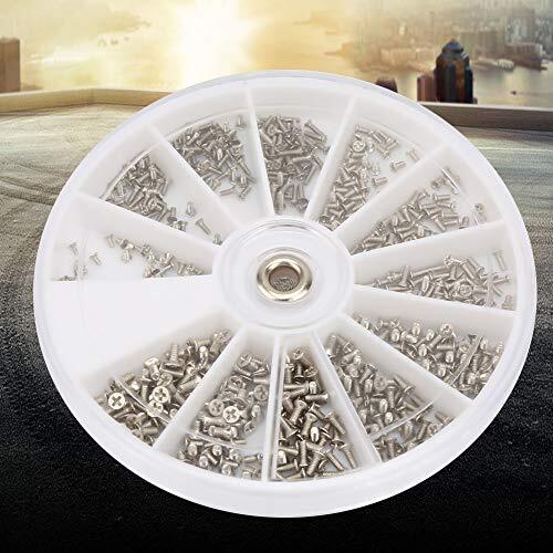 600pcs M1.0 M1.2 M1.4 M1.6 Ensemble de vis à tête plate croisée en ...