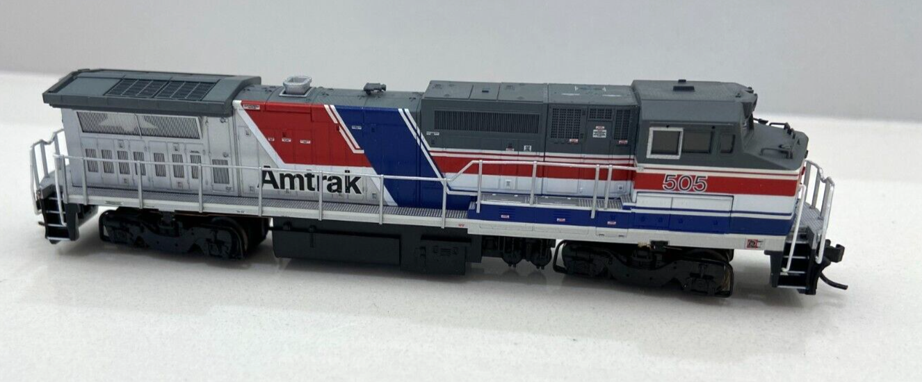 N Scale Atlas Dash 8-32 BWH AMTRAK Pepsi Can #505 NIB- DCC ready | eBay