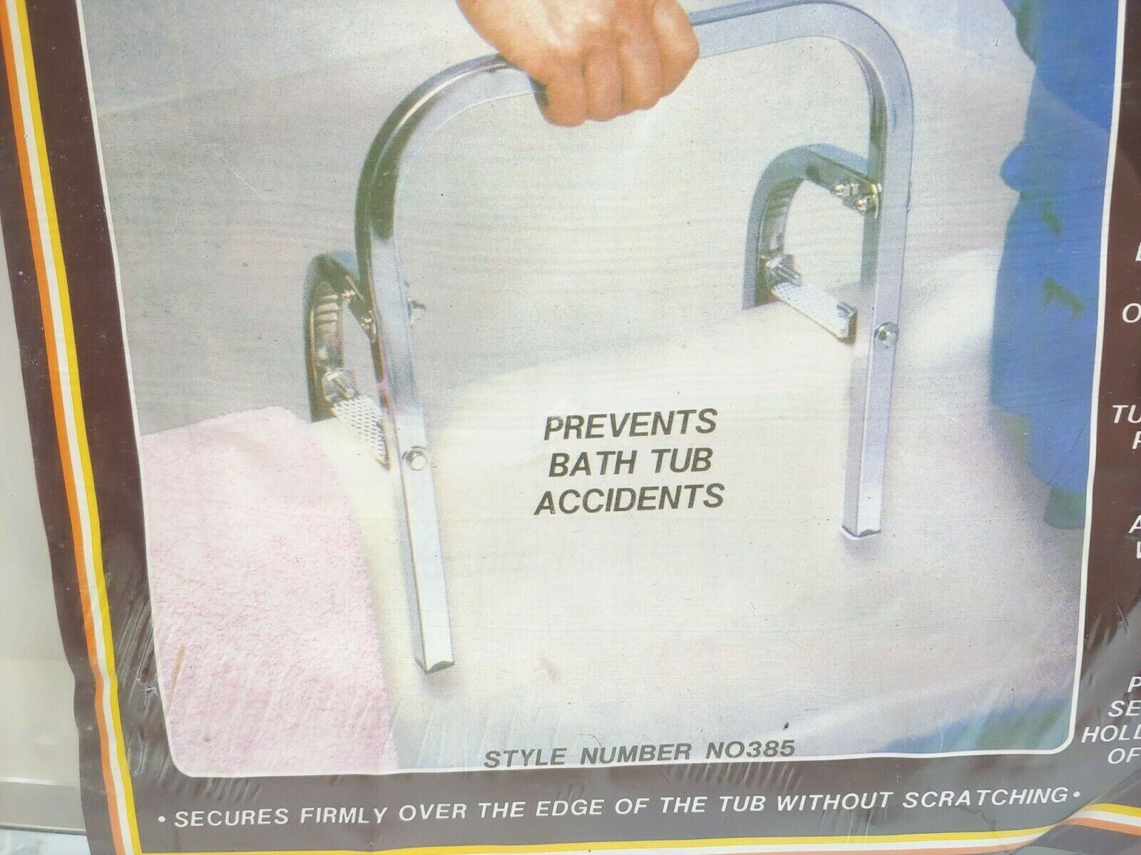 Bathtub Safety Rail - Tubular Chrome Plated Steel - Adjustable To Fit ...