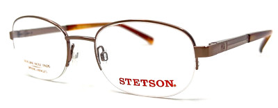 STETSON - 318 097 52/19/145 - TAN BROWN - NEW Authentic MEN EYEGLASSES ...