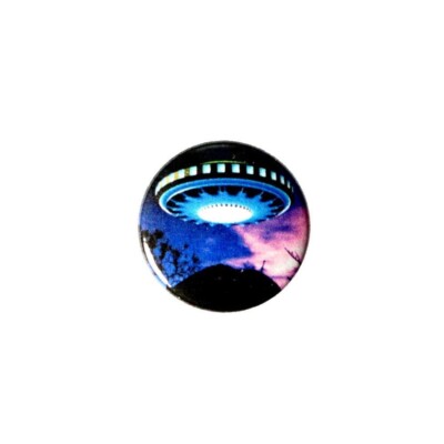 UFO Alien Pin Button Alien Button UFO Backpack Pin Jacket Pin-back 95 ...