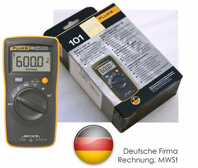 FLUKE-101 Digital Multimeter Small 130mm 160gr AC Dc Voltmeter 600V 10A ...