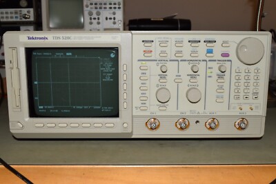 Tektronix Tek TDS 520C Digital Oscilloscope 500MHz 1GS/s 2Ch Opt 1M 2F ...