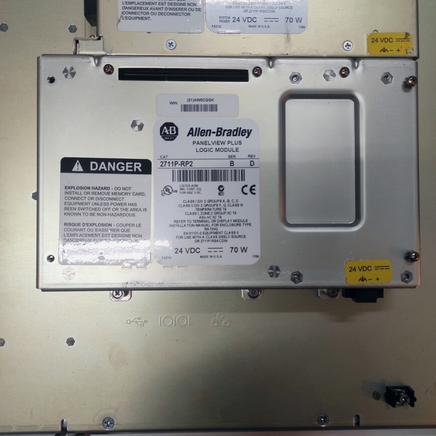 ALLEN BRADLEY PANELVIEW PLUS 1500 - 2711P RP2 - 2711P RDK15C - 2711P ...
