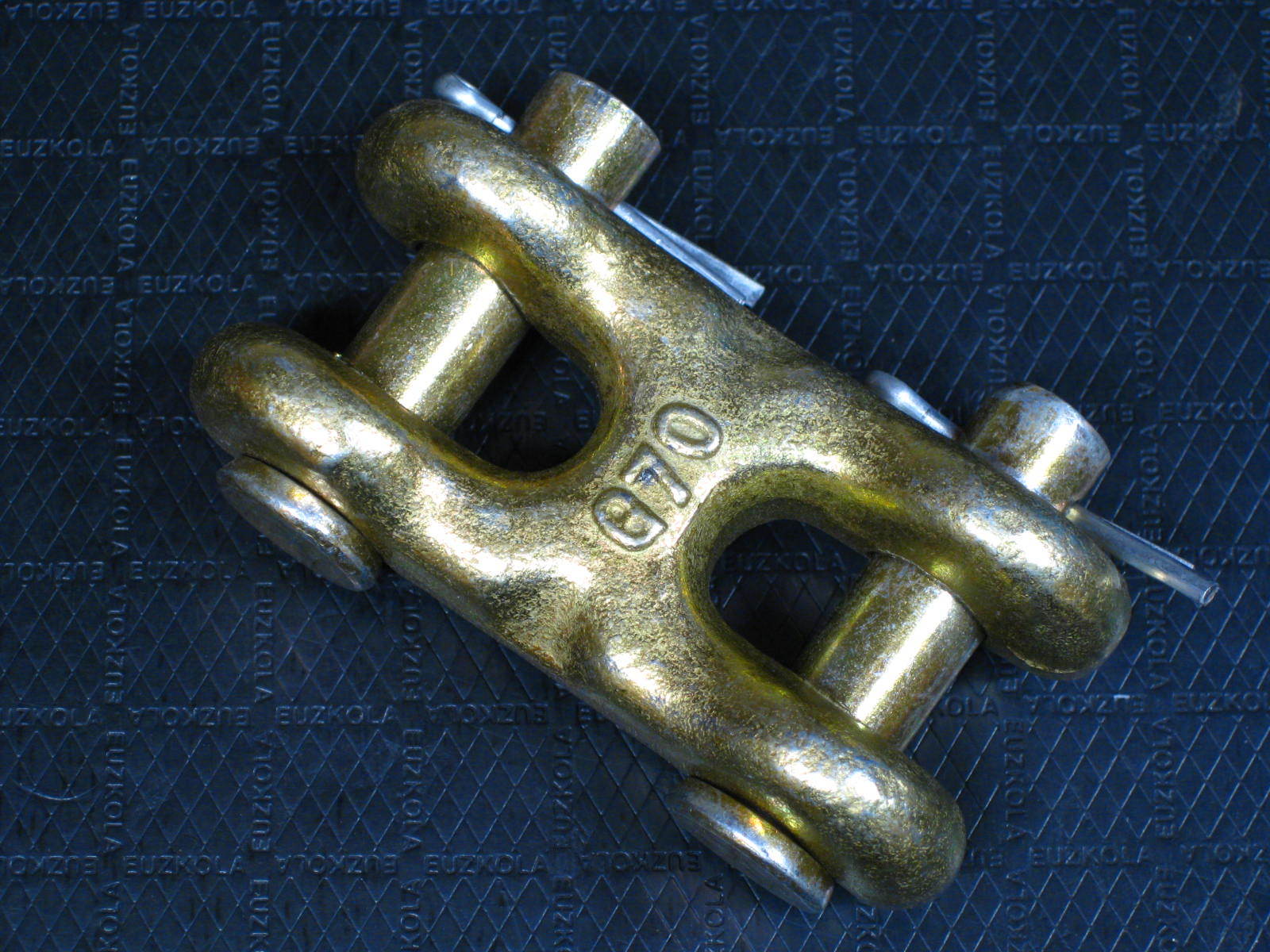 10x 5/16" G70 Chain Double Clevis Mid Link Chain Repair Link Trailer ...