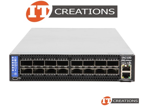 NVIDIA / MELLANOX SN2100 40GBE 16 PORT QSFP28 1U SWITCH - 40GB/S ...
