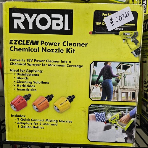 Ryobi 18V One+ Power Cleaner Chemical Nozzle Kit Adapters EZ Clean OEM ...