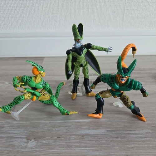 Dragon Ball Z Cell Action Figure Set 3 pcs Complete Perfect 2nd Form ...