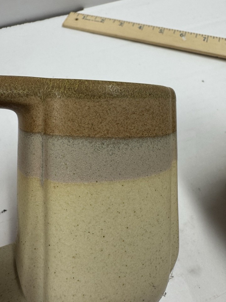 4 Vintage Rodolfo Padilla Mexico Drip Glaze Coffee Cups Mugs w/Stand | eBay