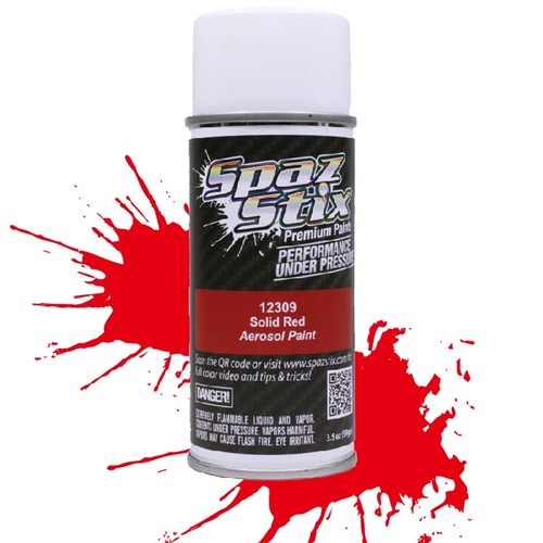 Spaz Stix Solid Red Aerosol Spray Paint 3.5oz Can | eBay