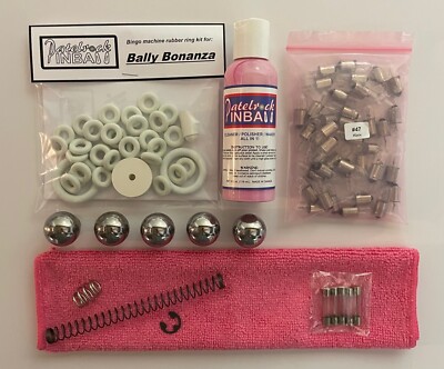 1976 Bally Bonanza Pinball / Bingo Machine Maintenance Tune Up Kit | eBay