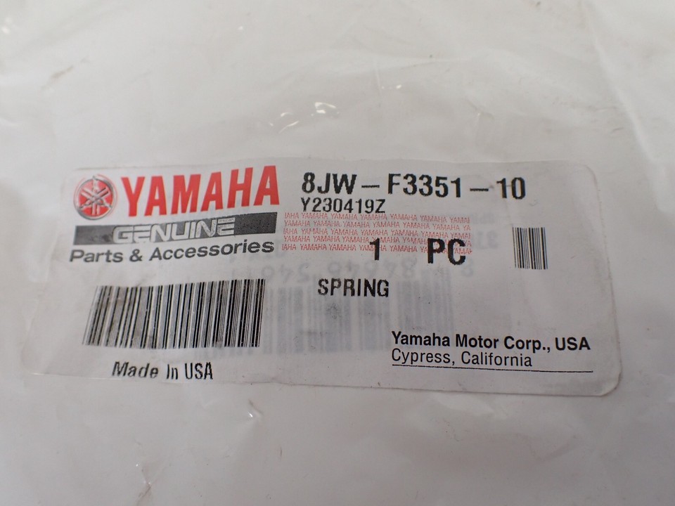 OEM Yamaha 8JW-F3351-10 Spring | eBay