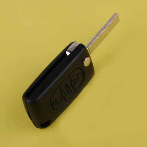 Flip 3 Buttons Remote Key Case Shell Fob Fit for PEUGEOT 207 307 308 W ...