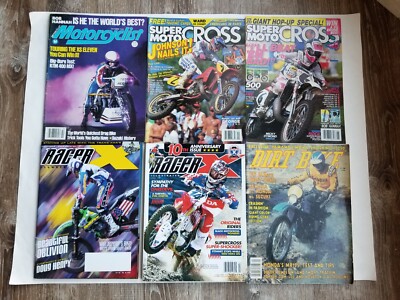 11 Motocross Dirt Bike Racing Magazines 77-08 Bob Hannah Marty Smith ...
