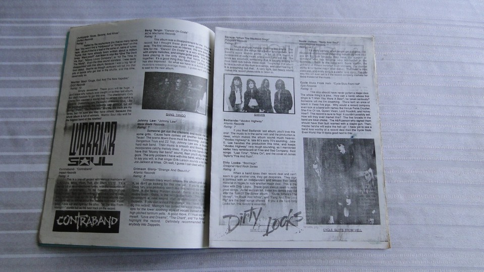 Vintage Magazine Riff Raff Rock Fanzine #9 1991 L.A. Guns White Lion ...