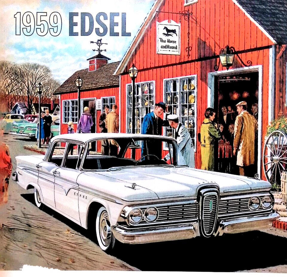 Edsel 1959 Car Print Ad Edsel Making History by Making Sense 10"X14" | eBay