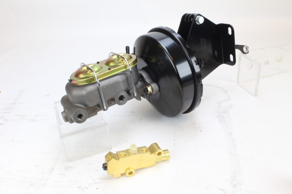1974-86 CJ7 & CJ5 Power Brake Booster Kit, & Master Cylinder- Valve ...