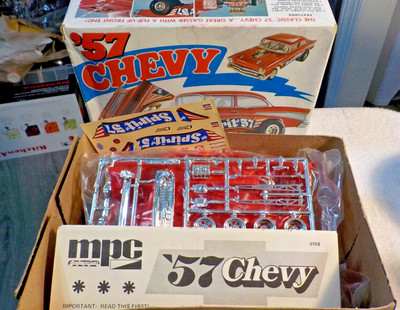 MPC 1957 Chevy Bel Air Spirit of 57" FLIP NOSE 1:25 Scale Model Kit 1 ...