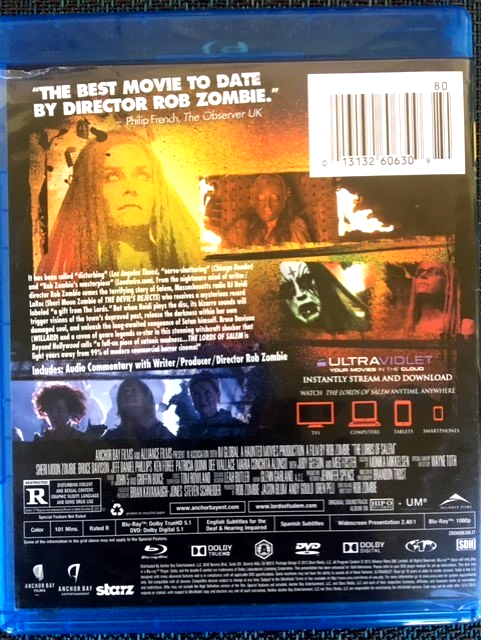 Rob Zombie's THE LORDS OF SALEM-2012 (Blu-Ray-DVD Combo) W/ Audio ...