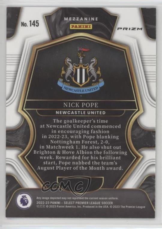 2022-23 Panini Select Premier League Mezzanine Purple Mojo Prizm Nick ...
