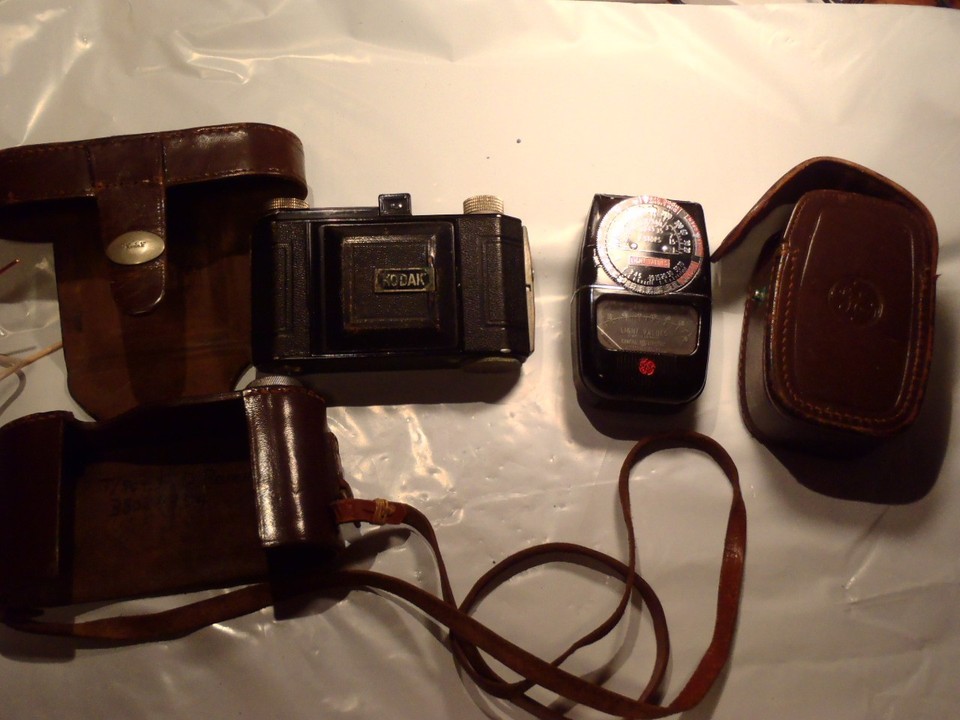 Vintage KODAK COMPUR RETINA 35mm Camera with Case and GE Light Meter | eBay