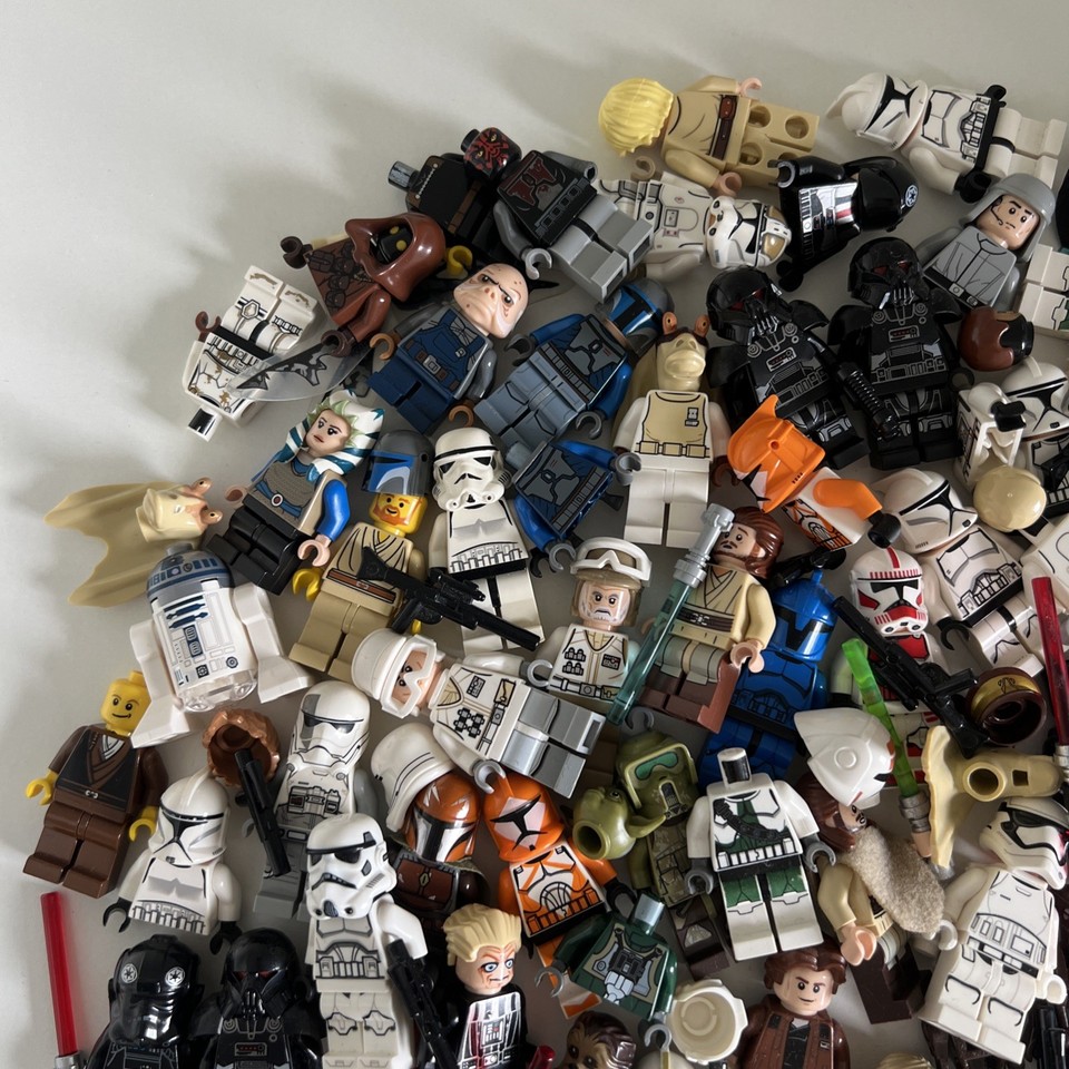 Large Lego Star Wars Minifigures Pieces Lot Authentic | eBay Australia