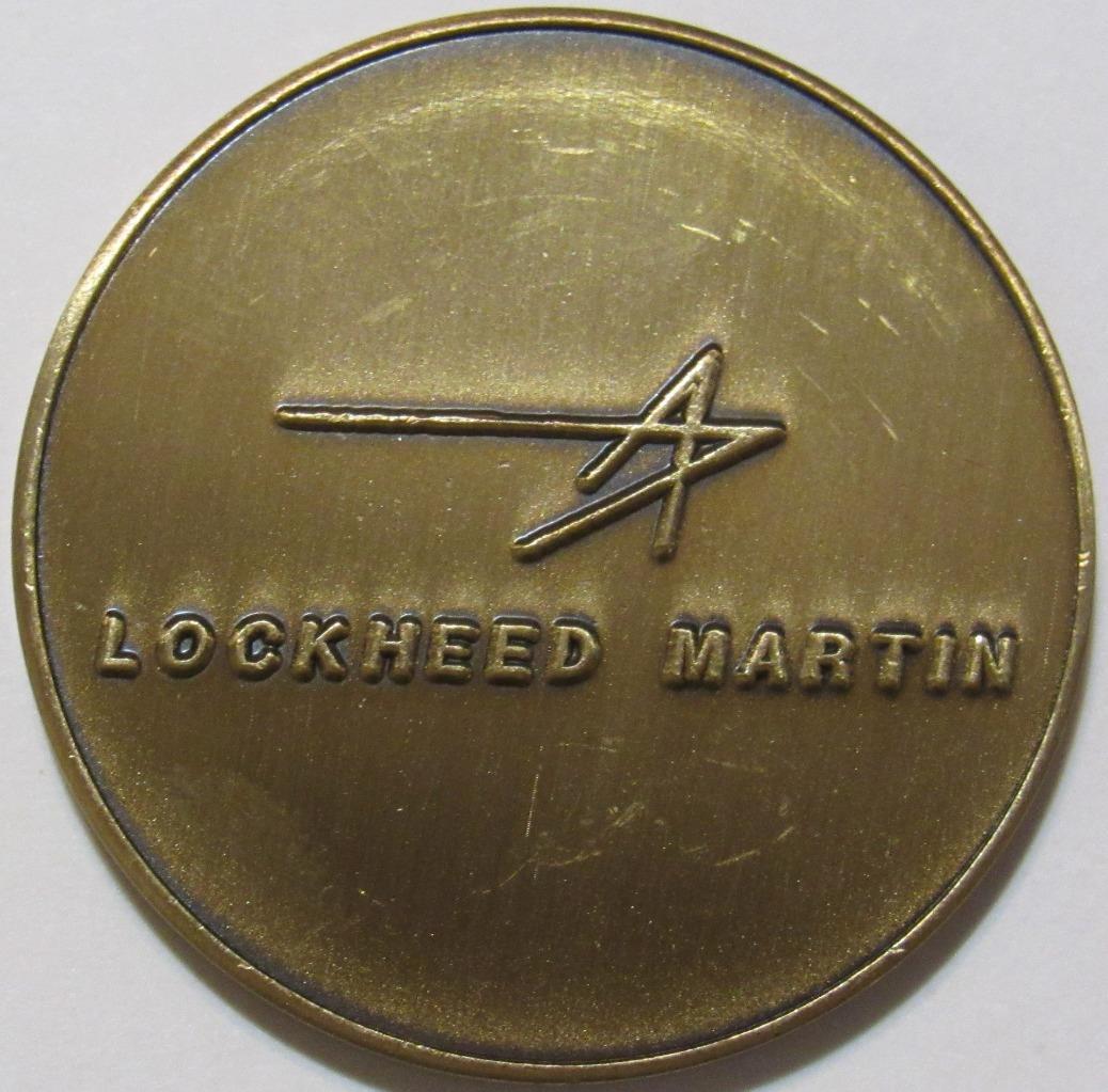 LOCKHEED MARTIN INTELLIGENCE SYSTEMS M&DS COIN AB ANTIQUE BRONZE | eBay