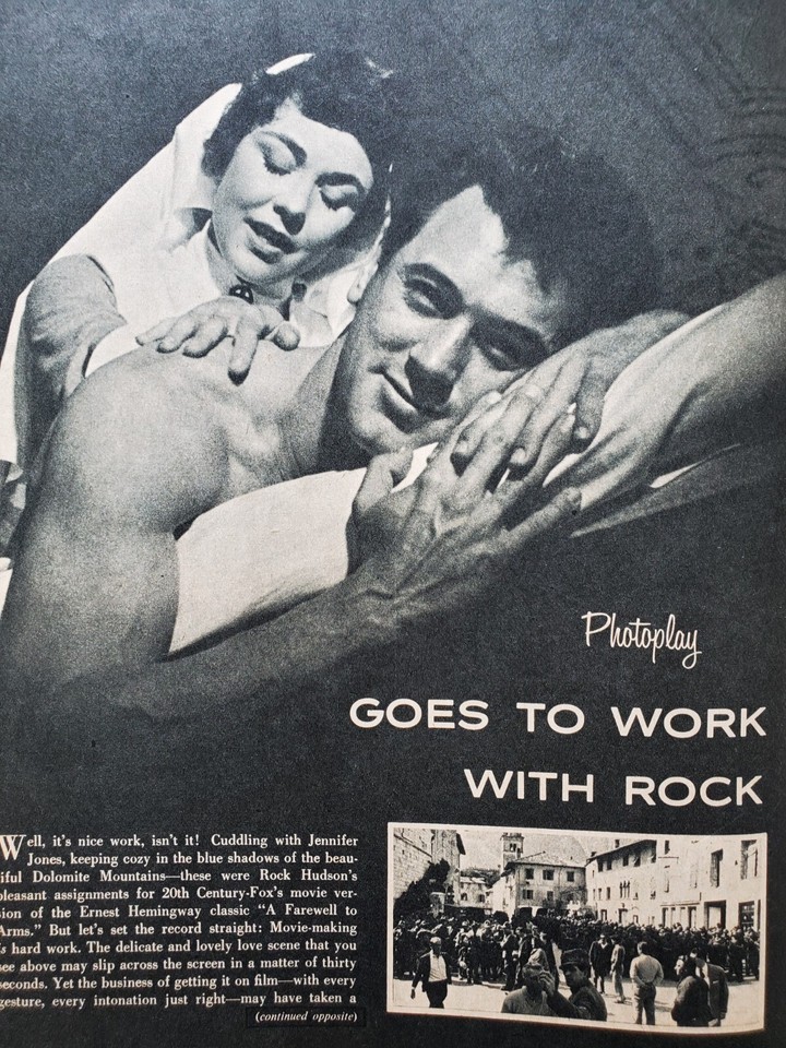 PHOTOPLAY FEB 1958 ANITA EKBERG, CAROLE LESLEY, TAB HUNTER, GENE KELLY ...