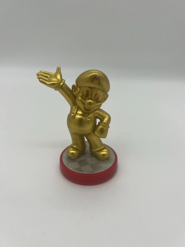 Nintendo Amiibo Gold Edition Mario Red Base Super Mario Series ...