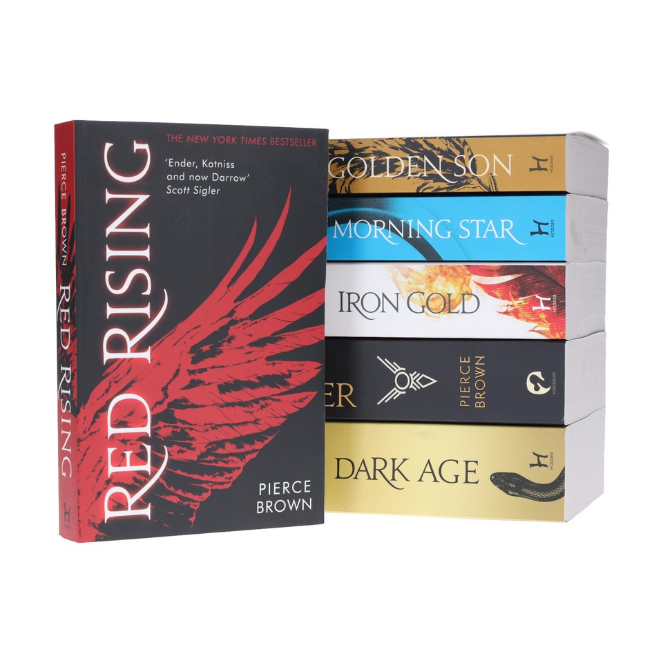 The Red Rising Series 6 Books Collection Paperback - Fiction - By ...