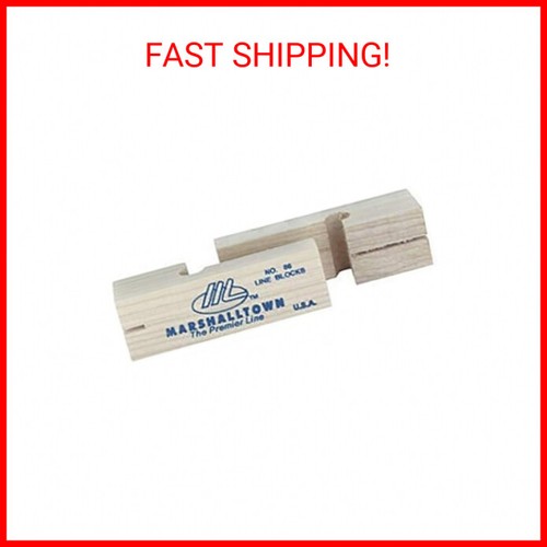 Masonry Line Block 3 3/4" Wood Line Blocks | Pair | eBay