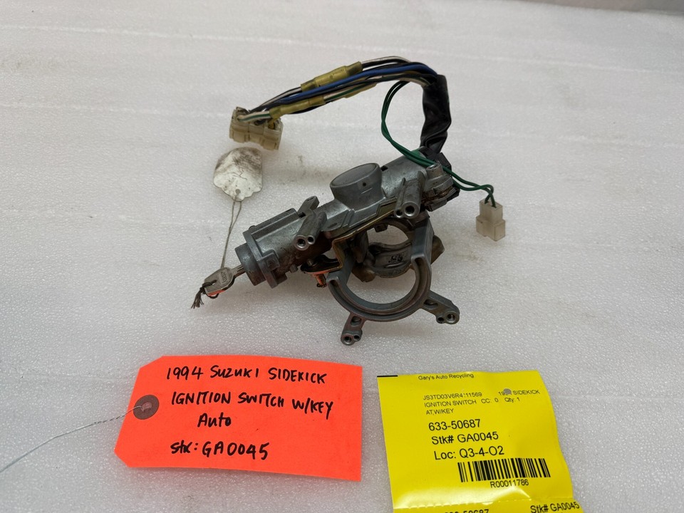 89-95 Suzuki Sidekick Pontiac Sunrunner Accensione Interruttore ...